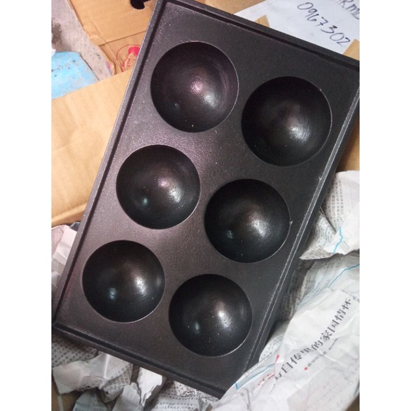 GIANT TAKOYAKI PLATE (6 HOLES) CAST IRON - GOHO JAPANESE STORE | Shopee ...