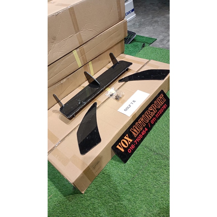 1 volkswagen golf mk7 r rear diffuser maxton design fit untuk mk7 r ...