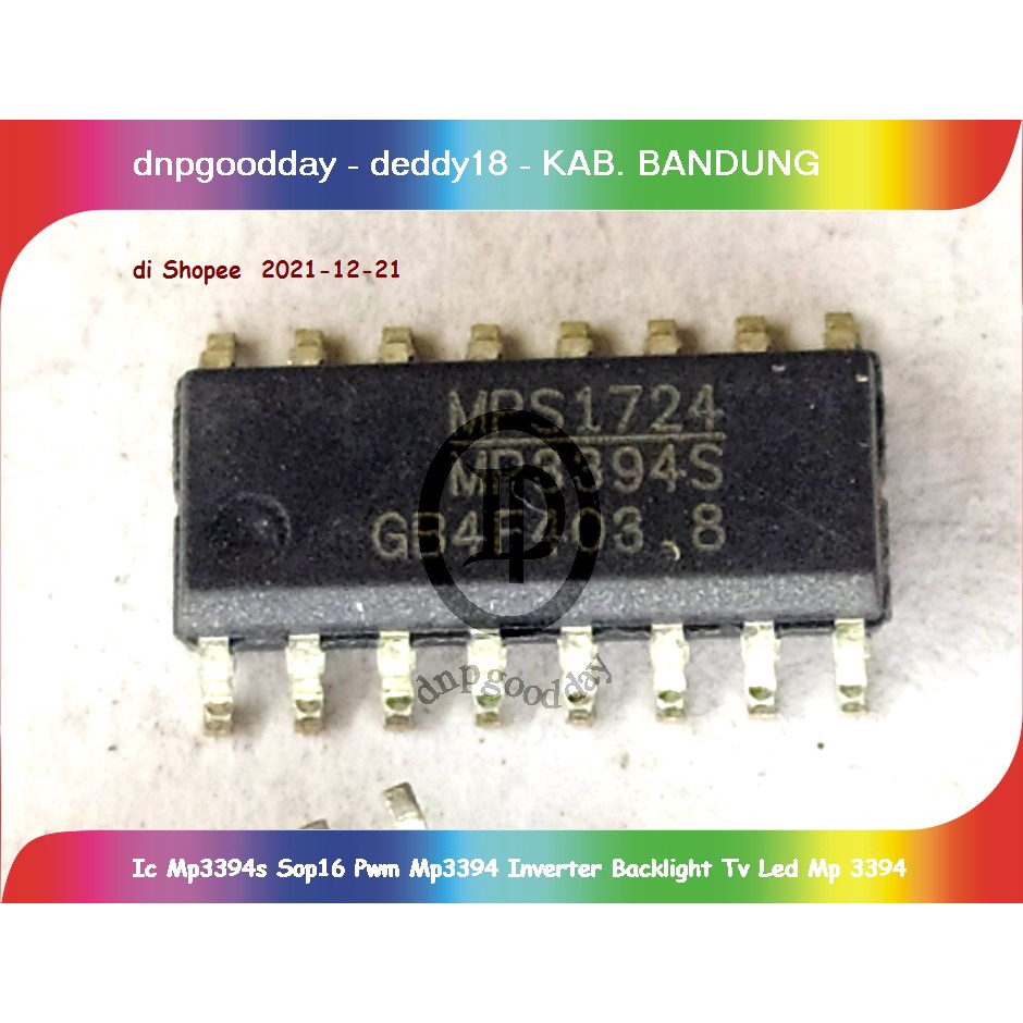 Ic Mp3394s Sop16 Pwm Mp3394 Inverter Backlight Tv Led Mp 3394 | Shopee Philippines