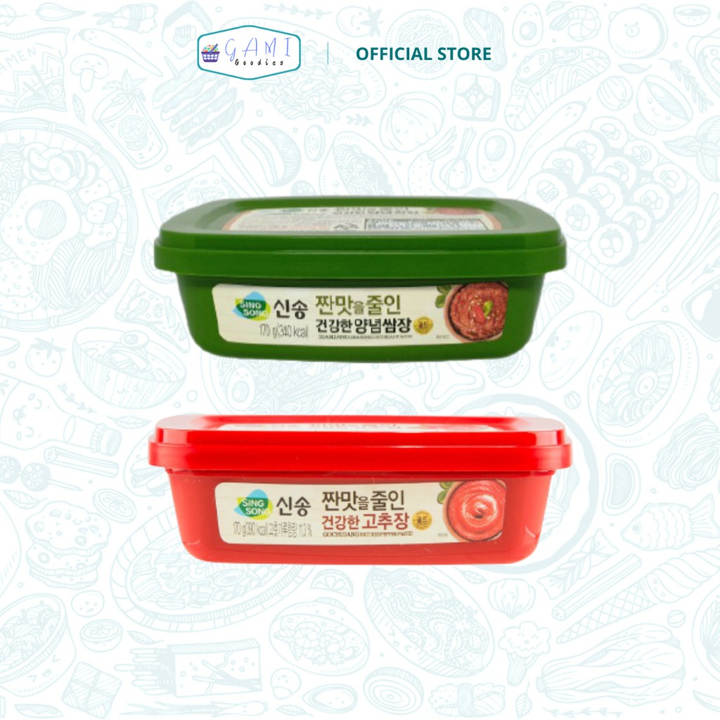 SingSong Samgyupsal Ssamjang Soy Bean Paste & Gochujang Red Pepper ...
