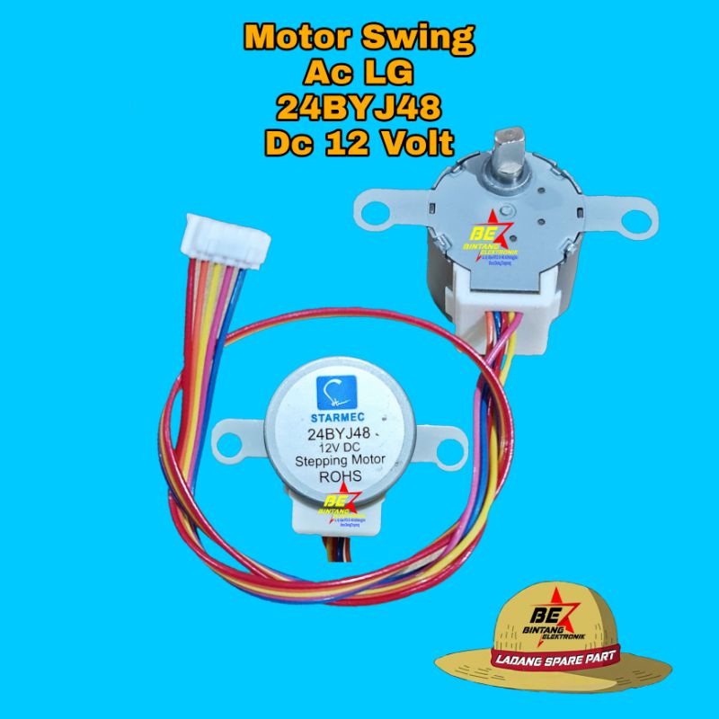 Lg 24BYJ48 Dc 12 Volt Ac Swing Motor Syncronous Rotary Ac | Shopee ...