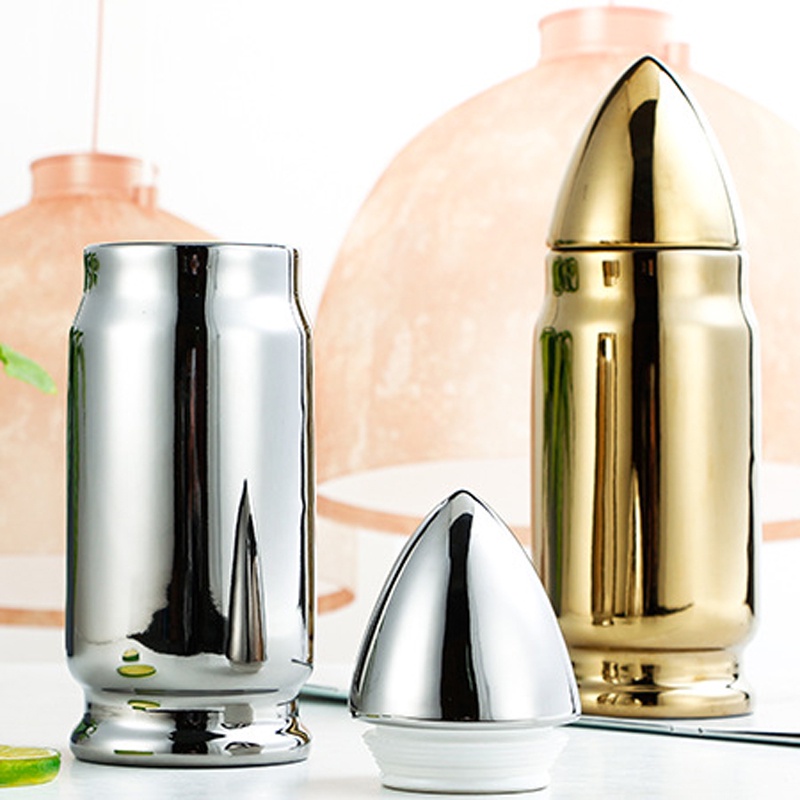 【Fan'】 Ceramic Bullet Shape Mug Rocket Cup Water Bottle Tumbler Coffee ...