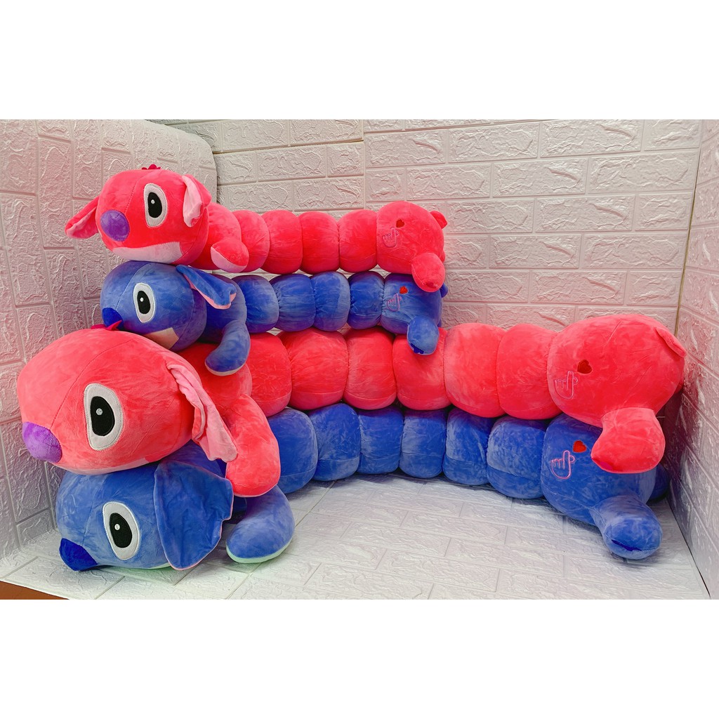 Huggable Cute Stitch Worm Stuffed Toy | Shopee Philippines