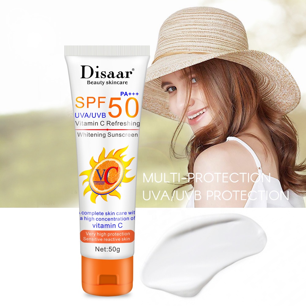 Disaar Sunscreen Vitamin C Body Moisturizing Anti Ultraviolet Physical ...