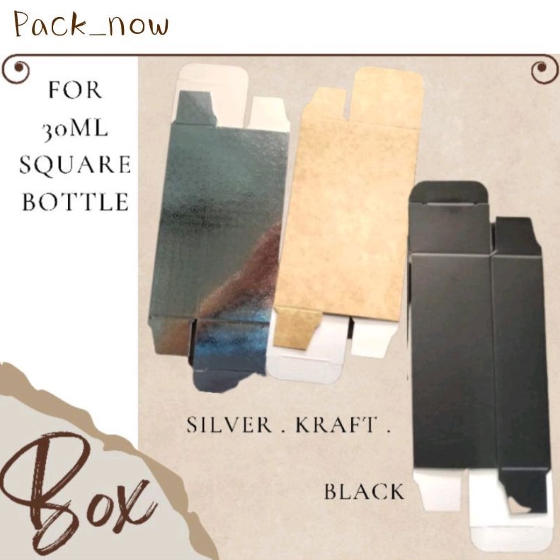 Bulk 30ml Square Box and bottle | Shopee Philippines