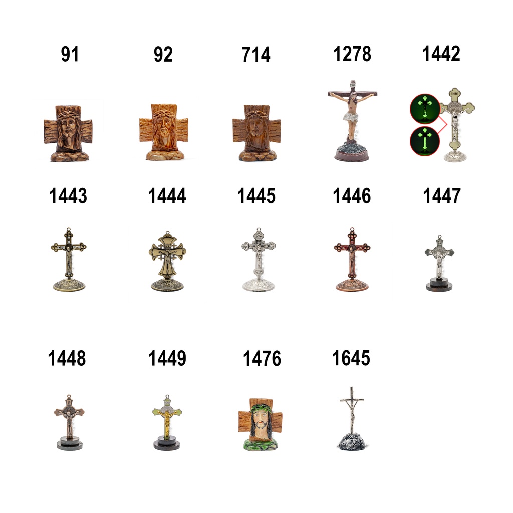 Authentic availableAnoSaiyo Crucifix with Stand for Altar Luminous ...