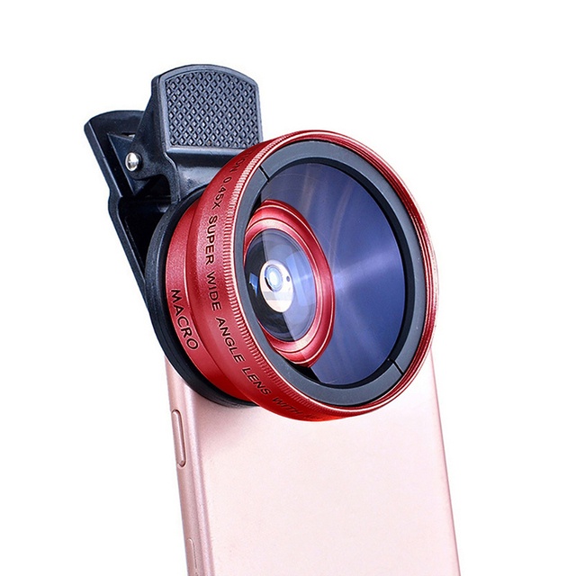 Mobile Phone Camera Lens 37MM 0.45X 49UV Super Wide Angle Lens Macro ...