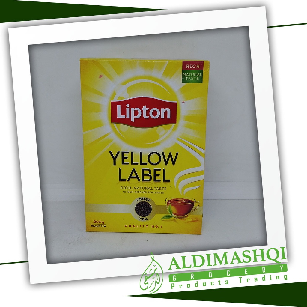 Lipton Yellow Label Black Tea Powder 200G | Shopee Philippines