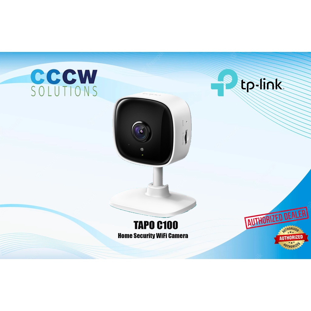 Tp Link TAPO C100 Home Security Wifi Camera | Shopee Philippines
