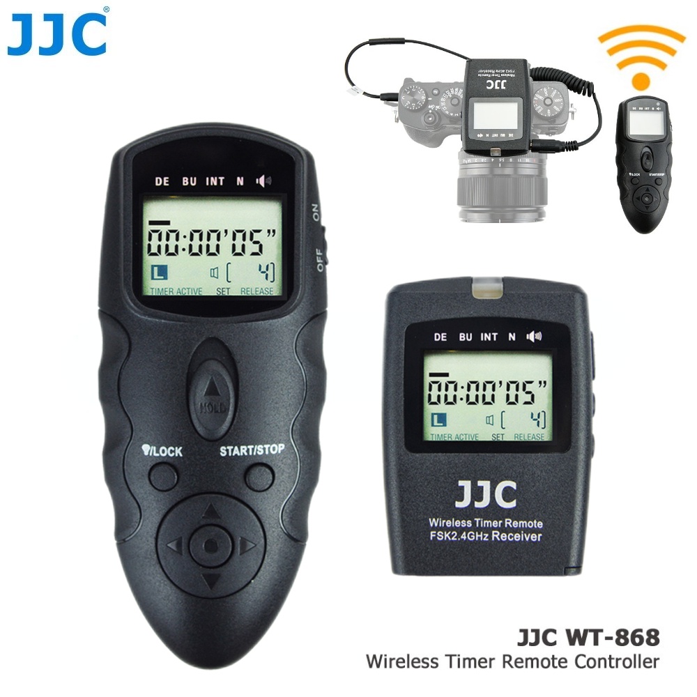 JJC Sony 100 Meter Radio Wireless Remote Control Timer Replace RM-SPR1 Camera Shutter Release ...