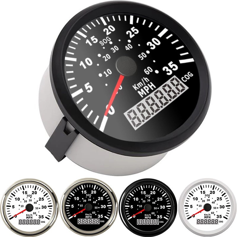 85mm digital boat gps marine speedometer truck yacht odometer auto ...
