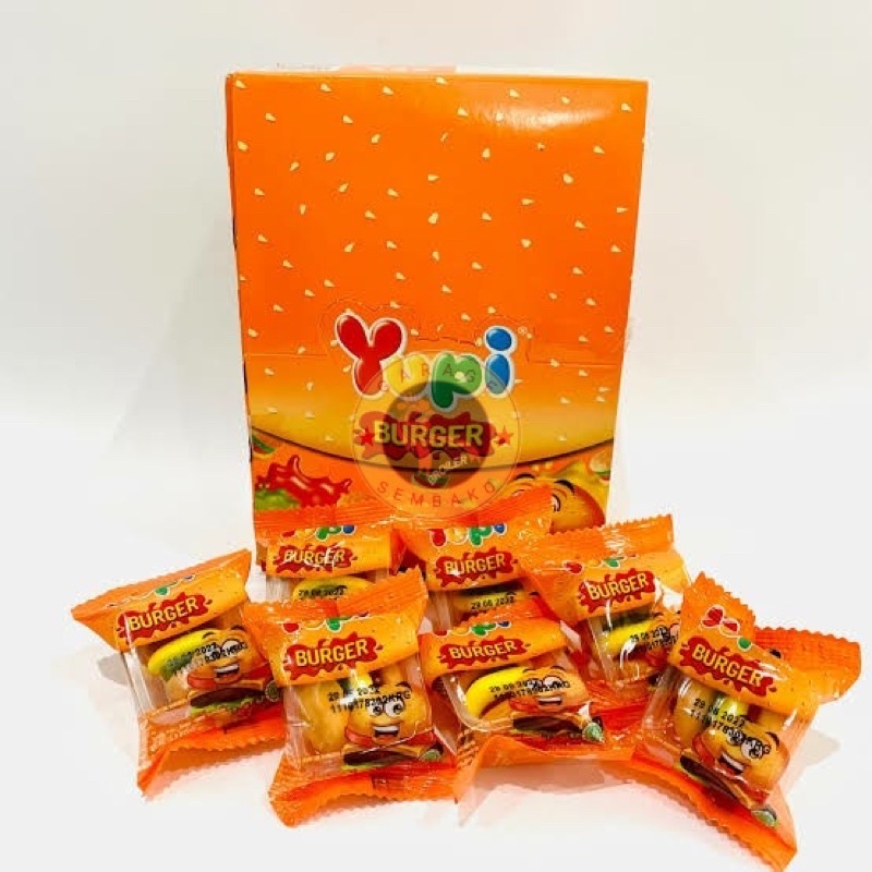 Yupi BOX - yupi Marshmallow Krunchy choco pie, burger, milly moos, dino ...