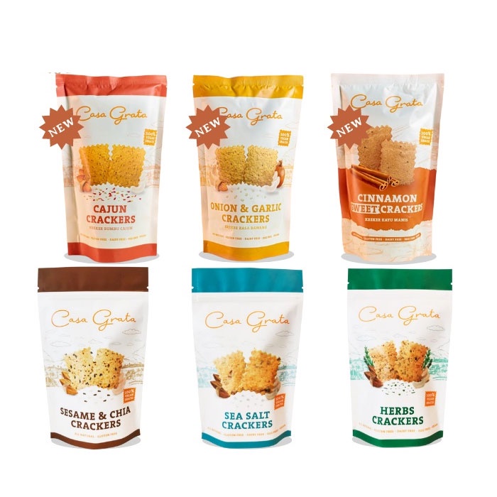 CASA GRATA Crackers Snack 70 Gr | Shopee Philippines