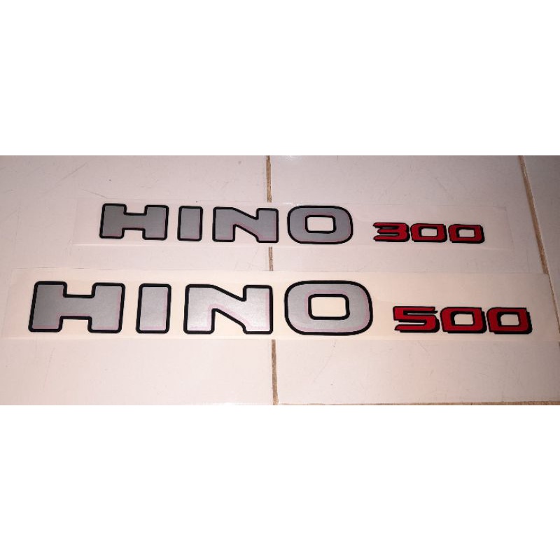 List of Hino 300 & Hino 500 body stickers / Hino stickers | Shopee ...