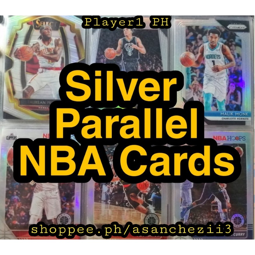 Panini Silver Parallel NBA Card (Prizm, Select, Hoops Premium)(Below BV ...