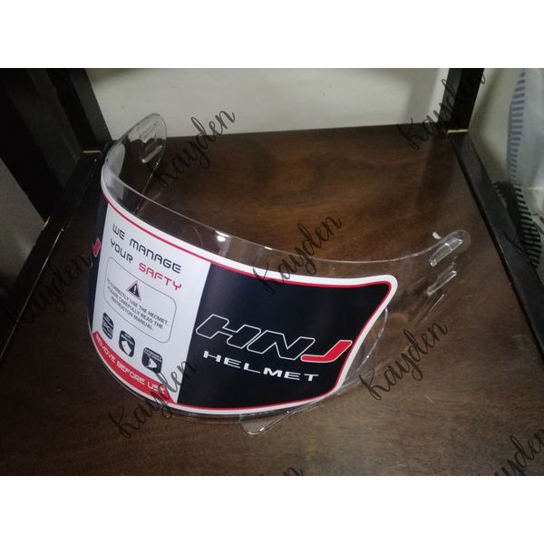COD HNJ 902 NEW VERSION(RECTANGLE LOCK)CLEAR LENS/VISOR ONLY | Shopee ...