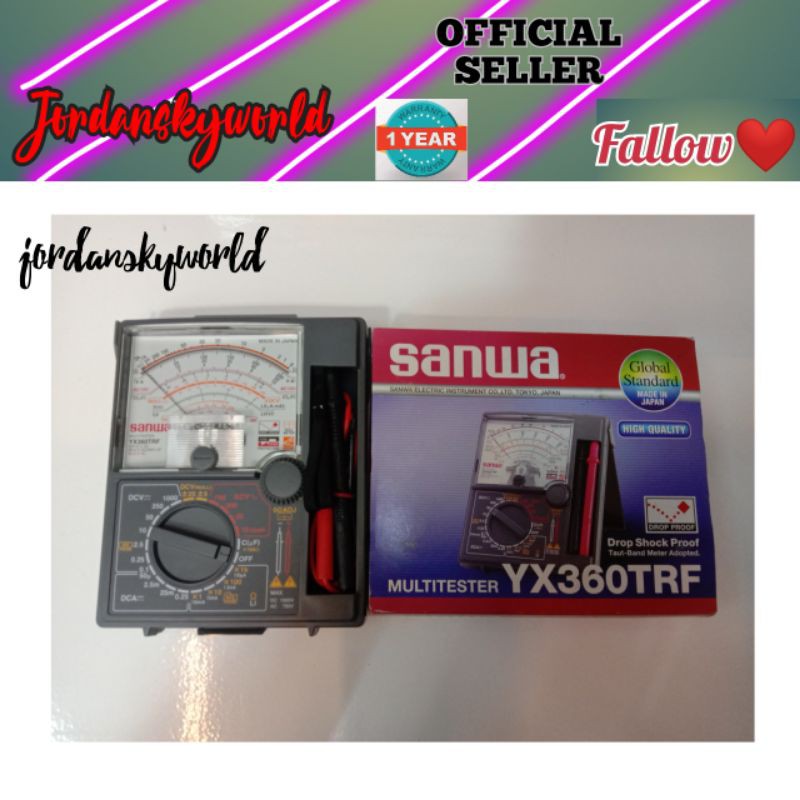 Sanwa YX360TRF Analog Multi-Meter Made in Japan | Shopee Philippines