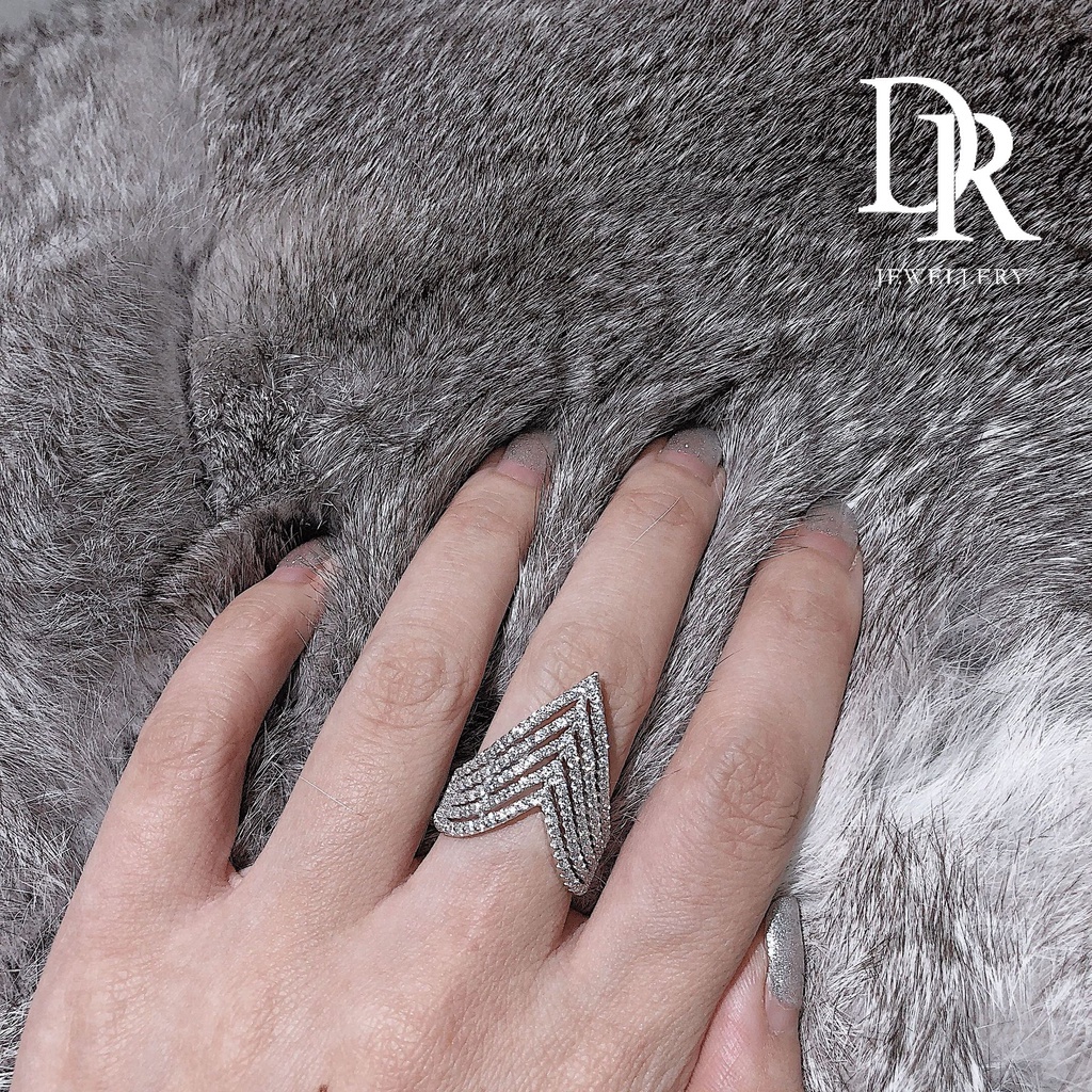 DR Jewelry Fashion Korean Stainless Accessories S925 Silver Gift Personality Female Multilayer ...