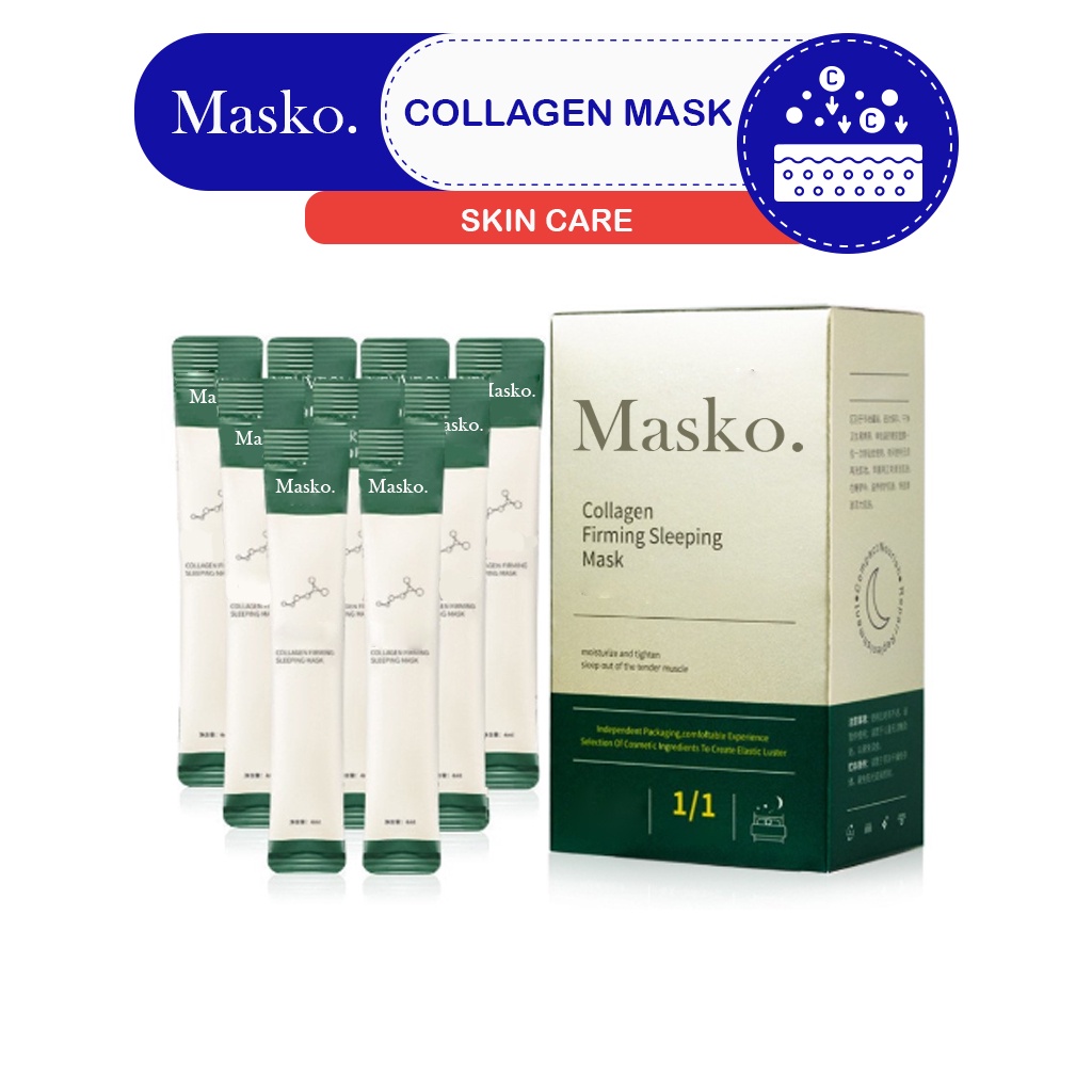 Masko Collagen Mask Jelly Sleeping Mask Hydrating Moisturizing ...