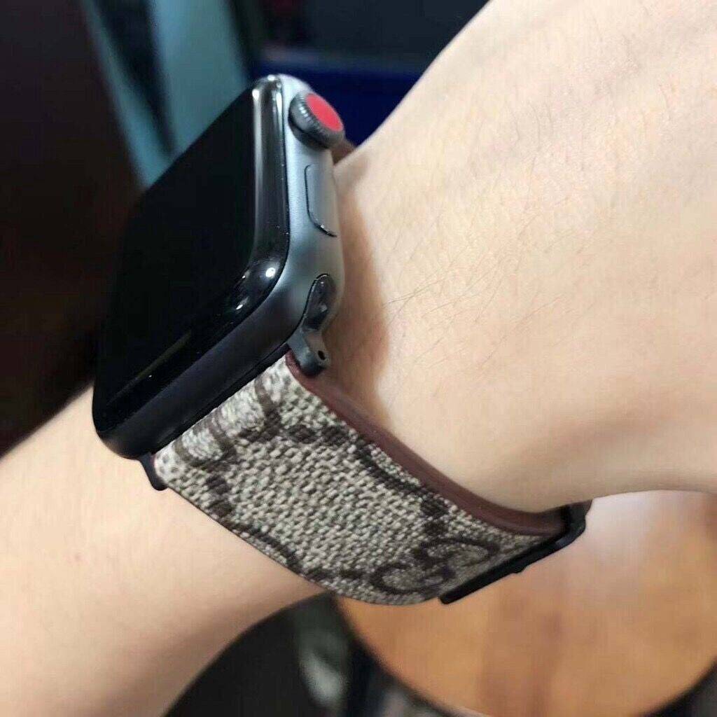 Fashion Leather strap for iWatch Series 10 9 8 7 6 5 4 3 2 SE High ...