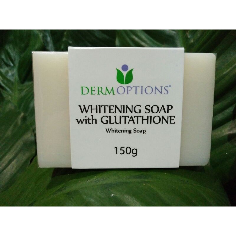 Derm Options Glutathione Whitening Soap 150g | Shopee Philippines