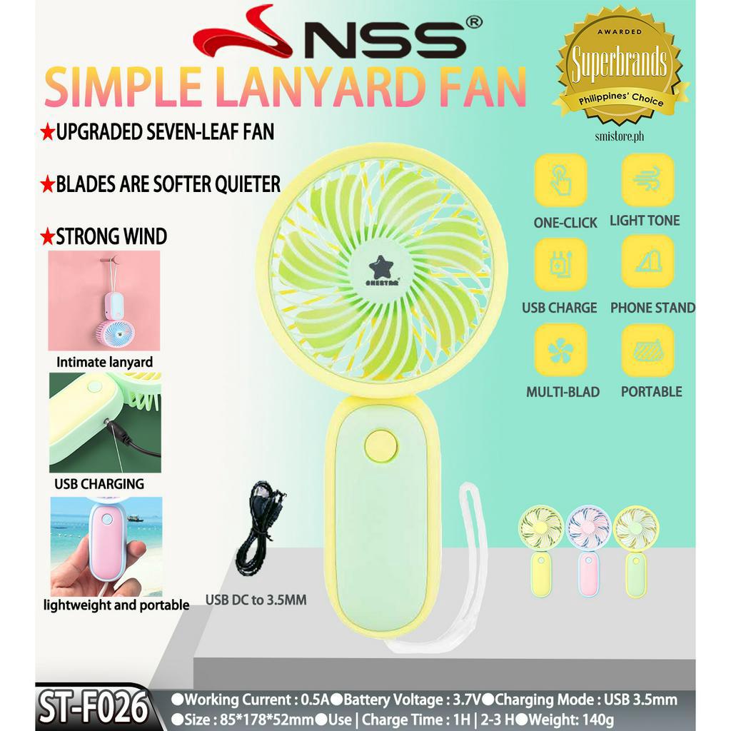 Hand-held Fan Portable Mini Fan USB Rechargeable Handy Pocket Size ...