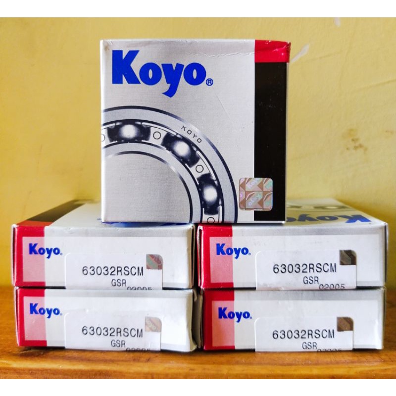 Koyo japan rubber sealed bearing ( 6303,6203,6300,6003,6000,6004,6201 and 6301 ) | Shopee ...