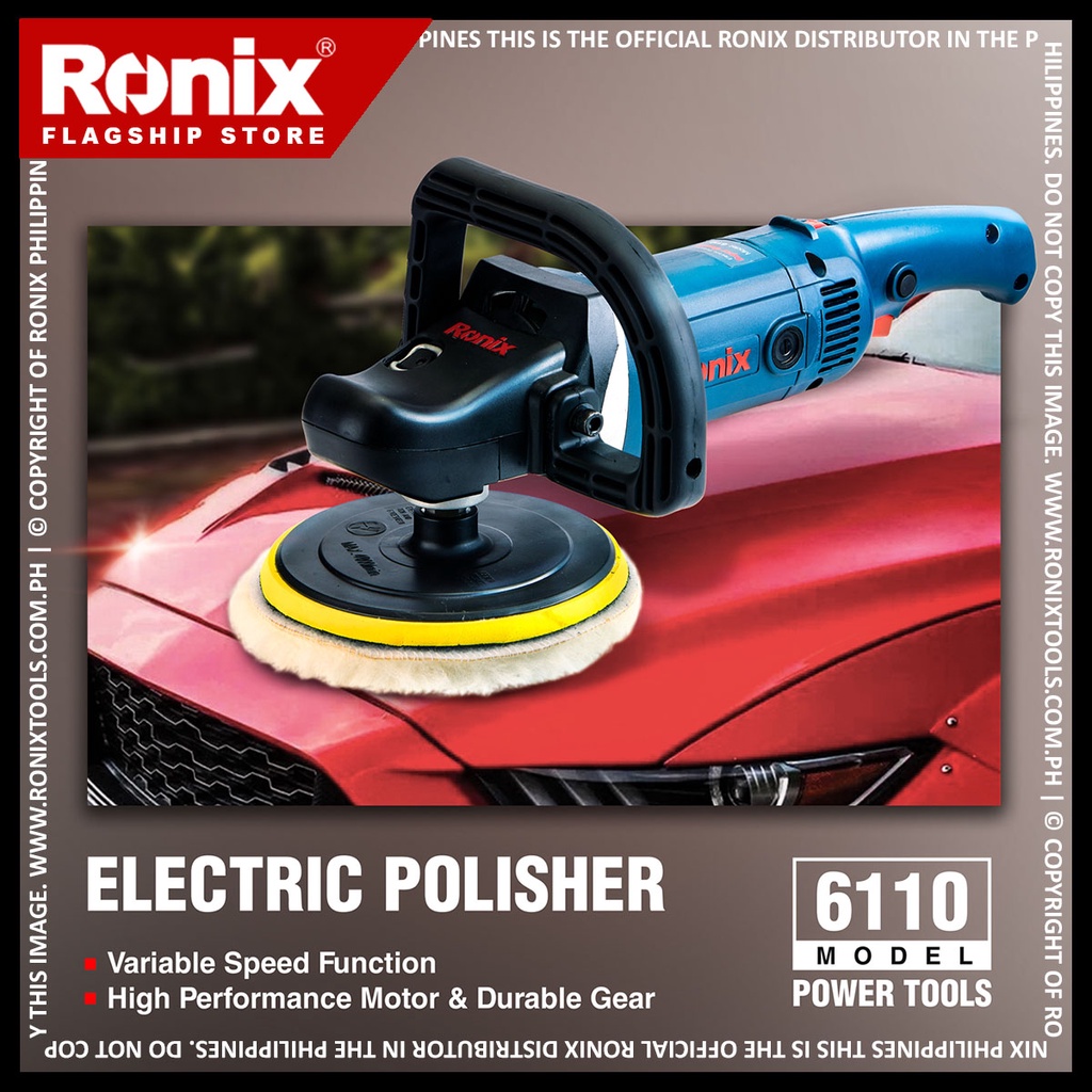 Ronix 6110 Premium Quality Electric polisher 180mm High efficiency ...