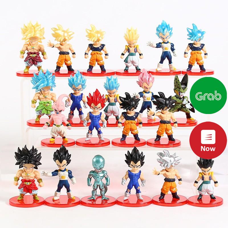 Dragon Ball Mini Figure Dragon Ball Son Goku Gogeta Vegito Broly Gohan ...