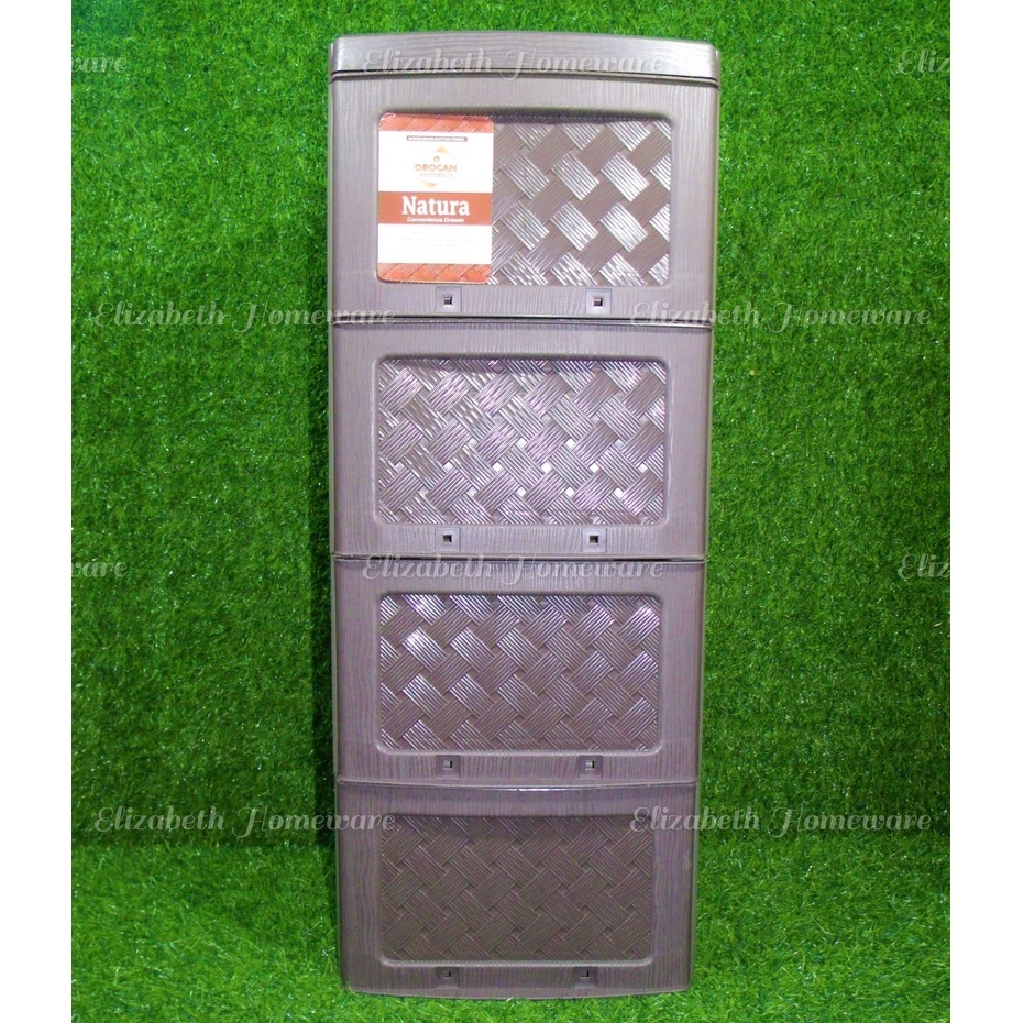 #6821L4 4 Layers Orocan Natura Caha De Oro Cabinet (Biege/Brown) per ...