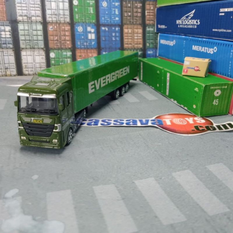 Diecast truck container evergreen costume | Shopee Philippines