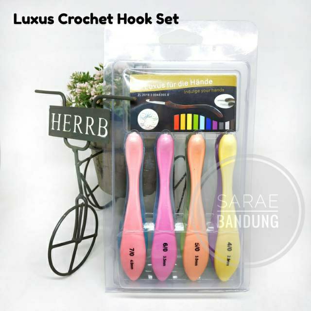 Luxus Crochet Hook Set - Hakpen/Knitting Wire | Shopee Philippines