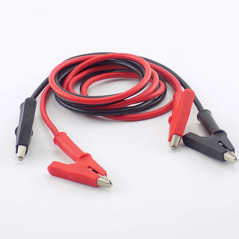 2pcs Double Head High Voltage Alligator Clips Electrical DIY Test Leads ...