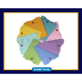 YALEX Plain T Shirt for Men and Women PASTEL COLORS | Shopee Philippines