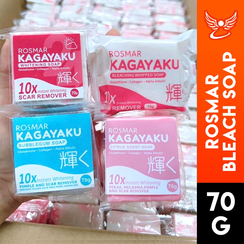 Rosmar Kagayaku Bleaching Whipped Soap 10x Instant Whitening Scar