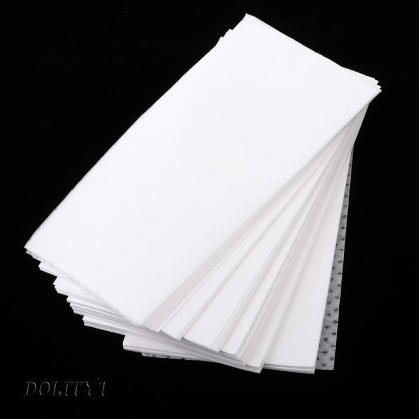 [DOLITY1] 500pcs White Non Woven Hair Perm Paper Cold Wave End Wraps ...