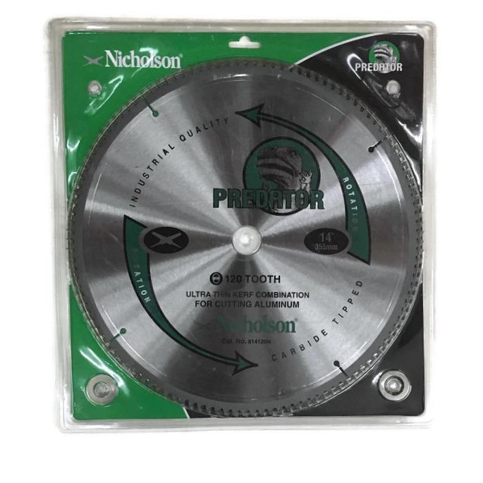 Nicholson Circular Saw Blade 14 Inches 120 Teeth for Aluminum | Shopee ...