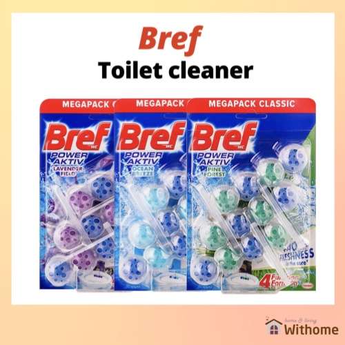 [Bref] Power Active Toilet Cleaner Duo Mega Packs 3 Pack (9 PCS ...