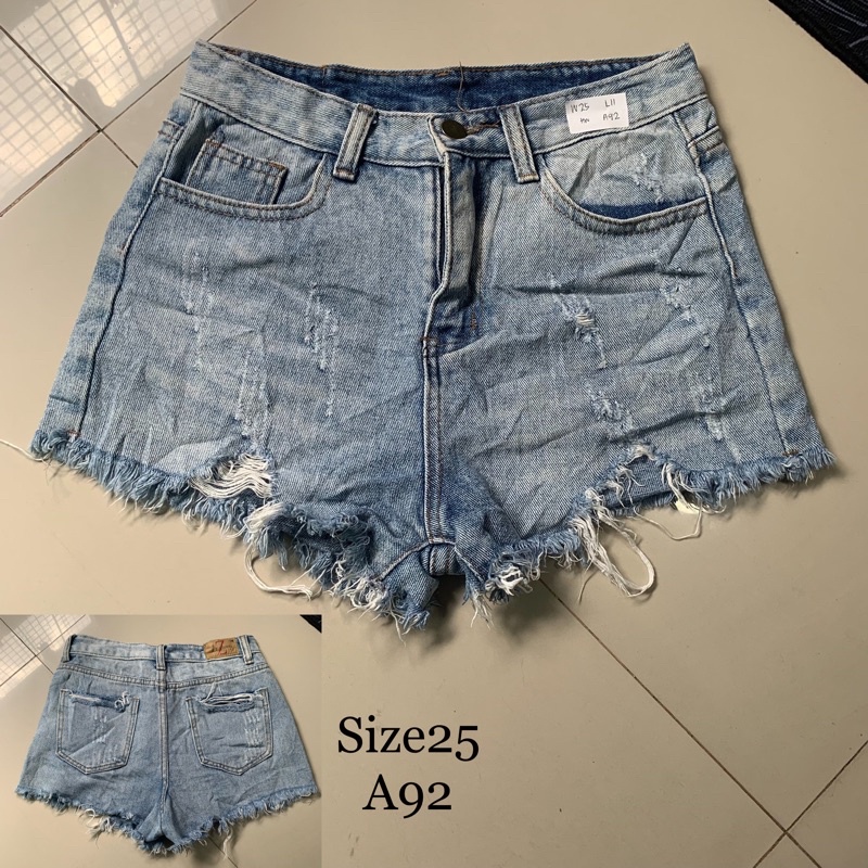 Tattered denim short | Shopee Philippines