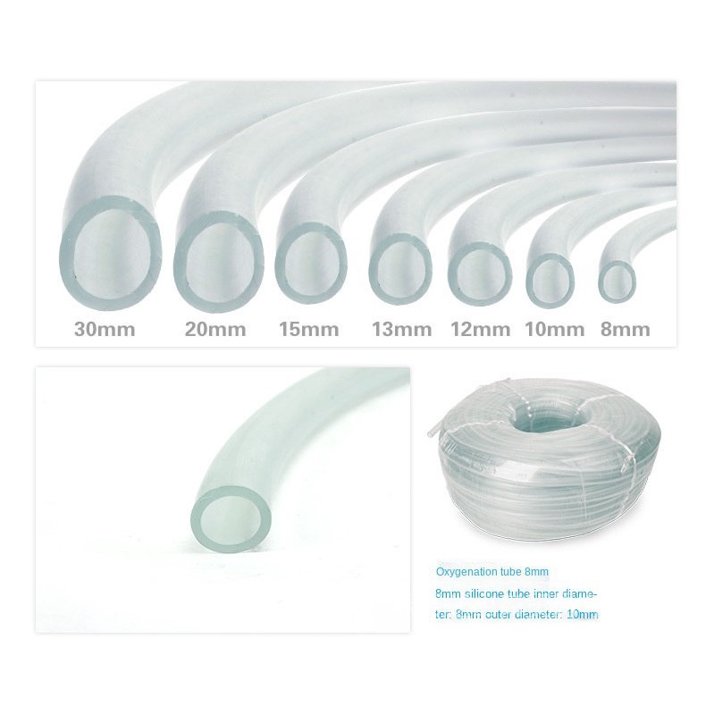Aquarium Silicone Water Pipe Fish Tank Filter Oxygen Submersible Pump ...