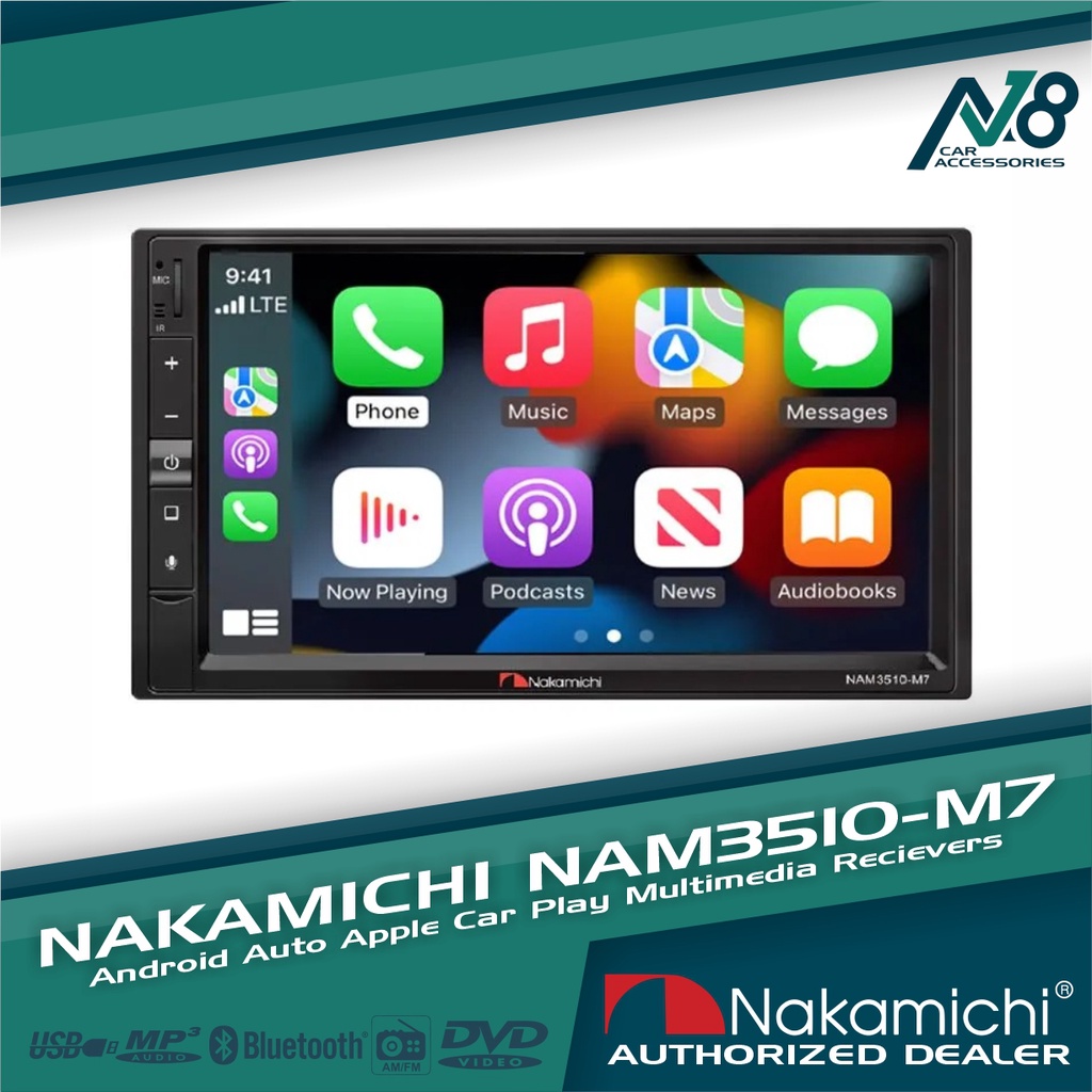 Nakamichi NAM3510-M7 Android Auto, Apple Car Play, DSP, Time Alignment ...
