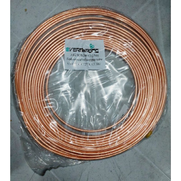 3/16 COPPER TUBE 0.020X45FT (1,275.00 PER ROLL) | Shopee Philippines