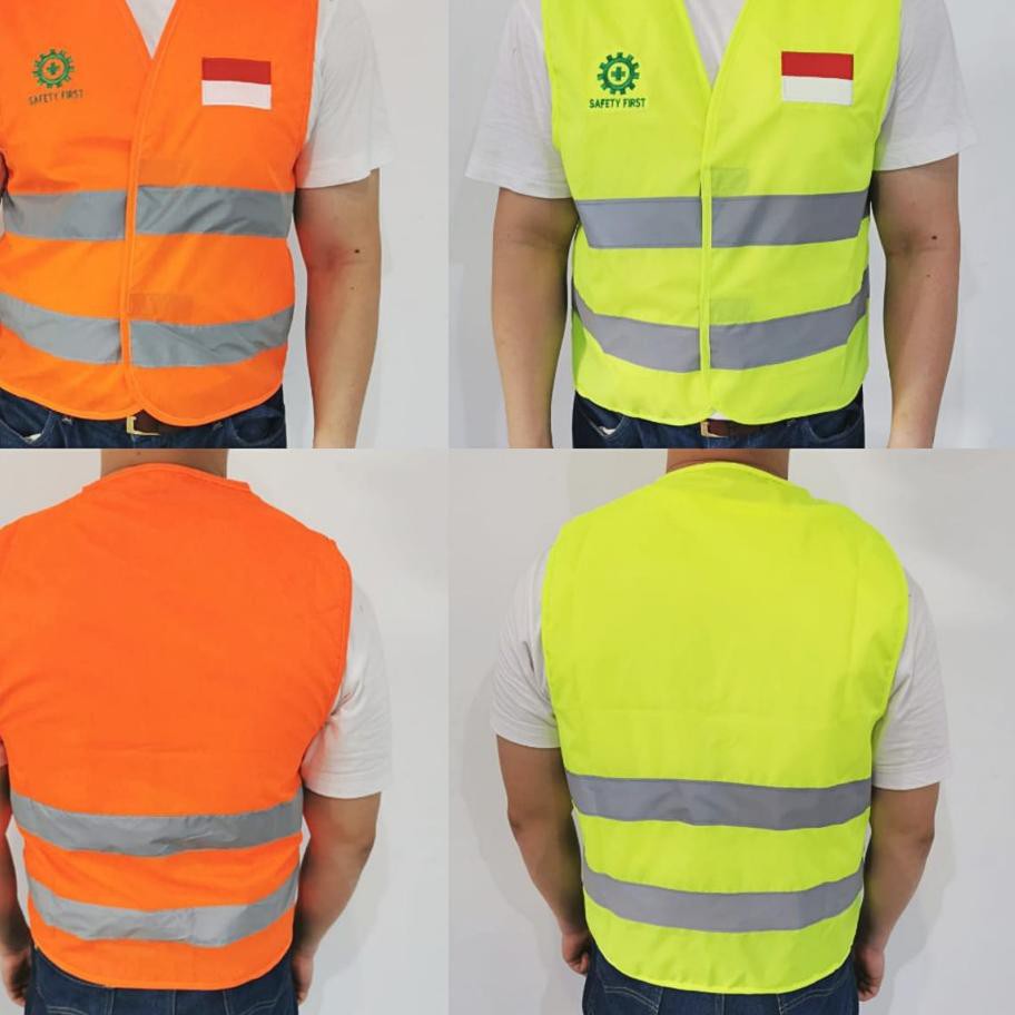 Atx Field Project Safety Vest With K3 Logo And Indonesian Flag | Shopee ...