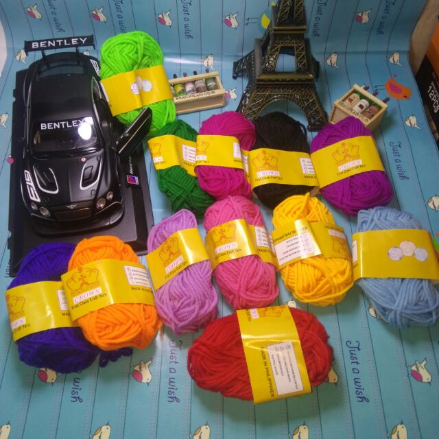 YARN ASSORTED COLOR 12pcs. | Shopee Philippines