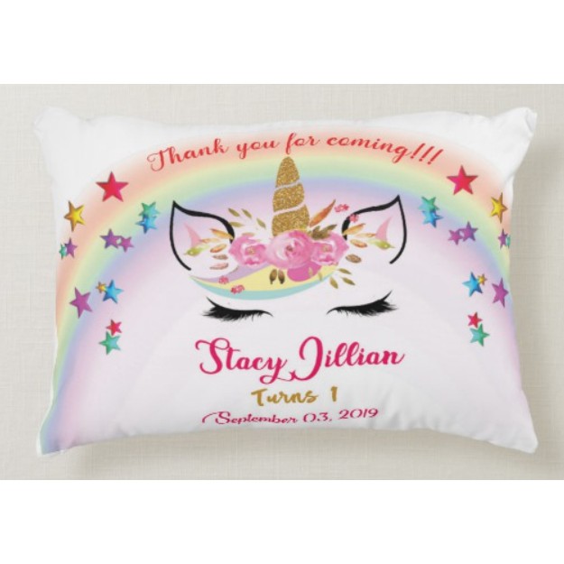 PERSONALIZED MINI PILLOW 5x5 6x8 8x8 8x11 (FREE LAYOUT FOR MINIMUM ...