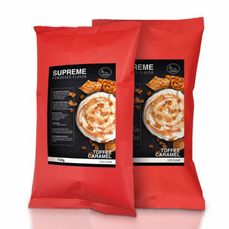 ToffeeCaramel Supreme Powder Flavor (750g) | Shopee Philippines