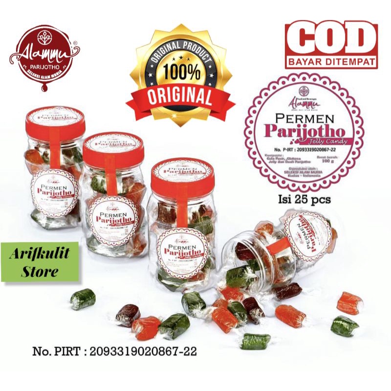 Original parijoto candy jelly fruit candy processed by parijoto muria ...