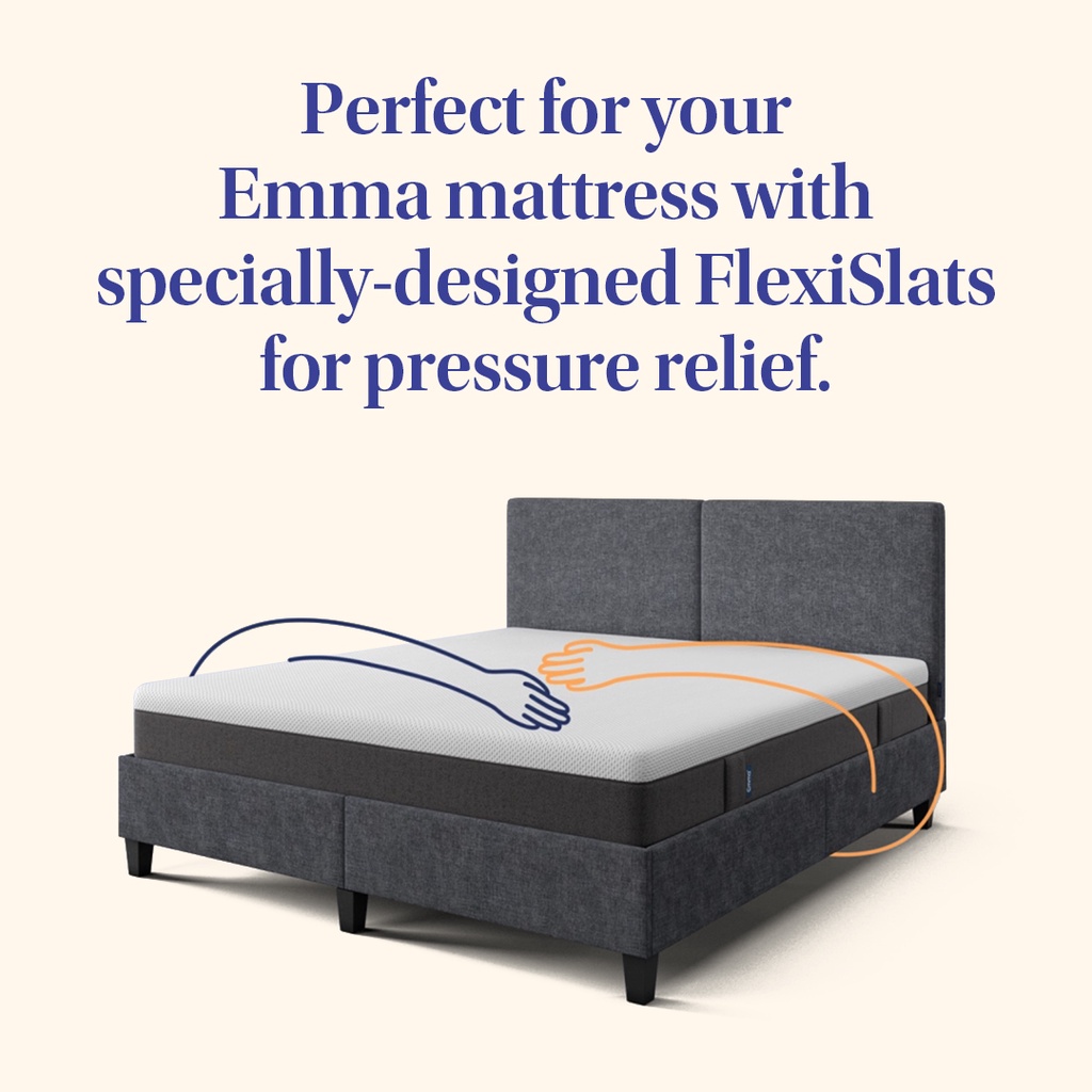 Emma Signature Bed | Upholstered, Minimalistic, Classic | Emma Sleep ...