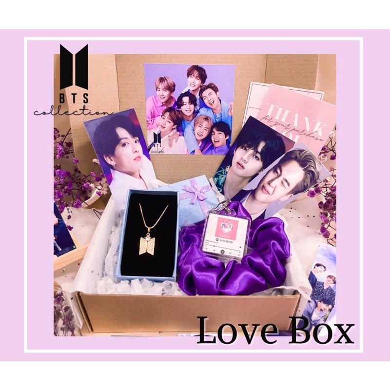 BTS Inspired Necklace / BTS Inspired Gift Box, BTS Love box, Valentines ...