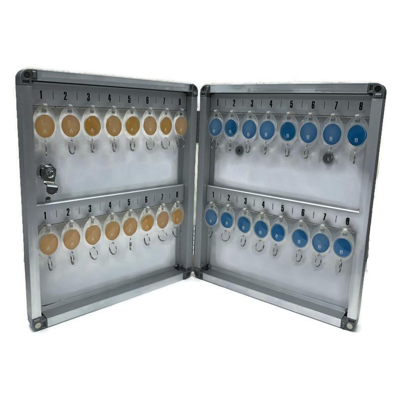 32 Keys - Key Box Cabinet with Key Chains and Lock | Shopee Philippines